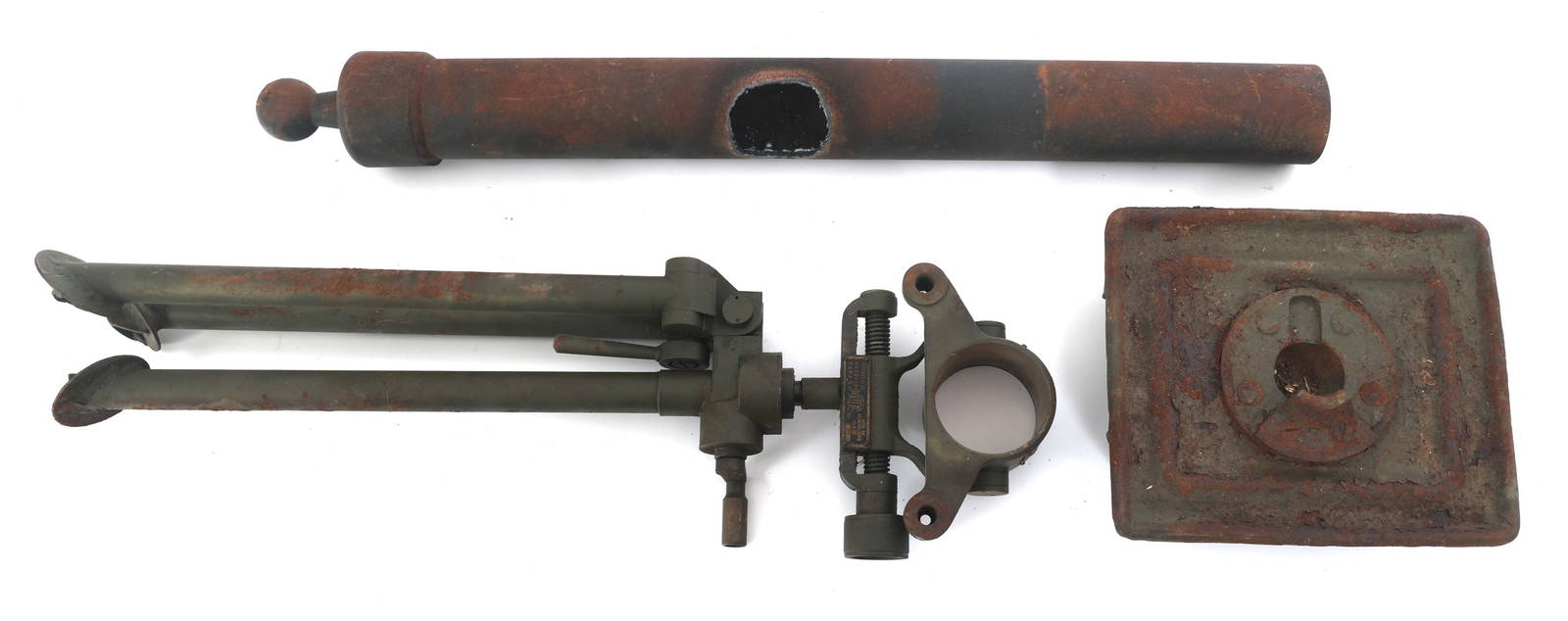 Wwii Spanish Ecia Model 51 60mm Mortar Display Auction