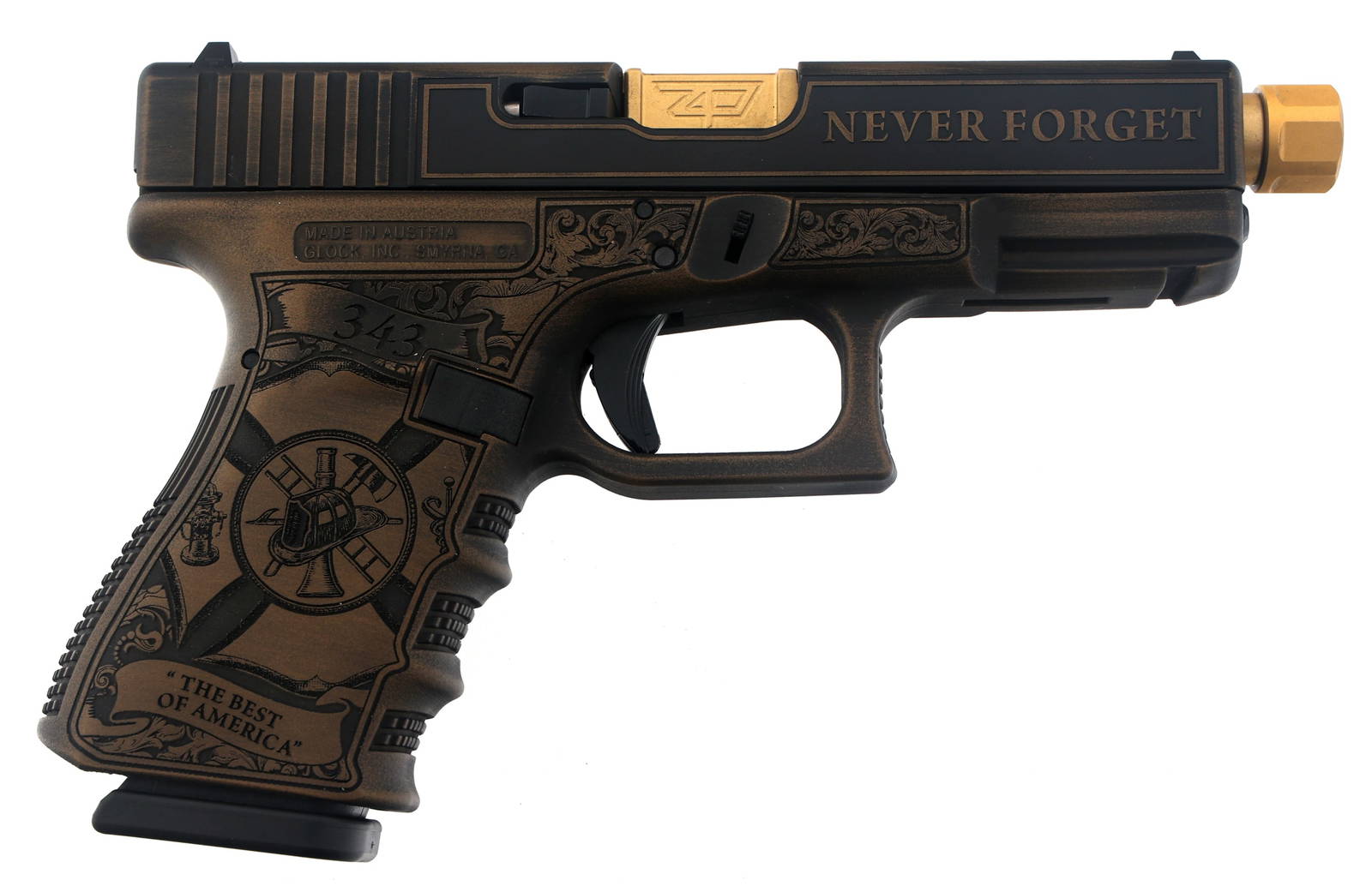 Glock Model 19 Gen 3 Commemorative 9mm Pistol Auction