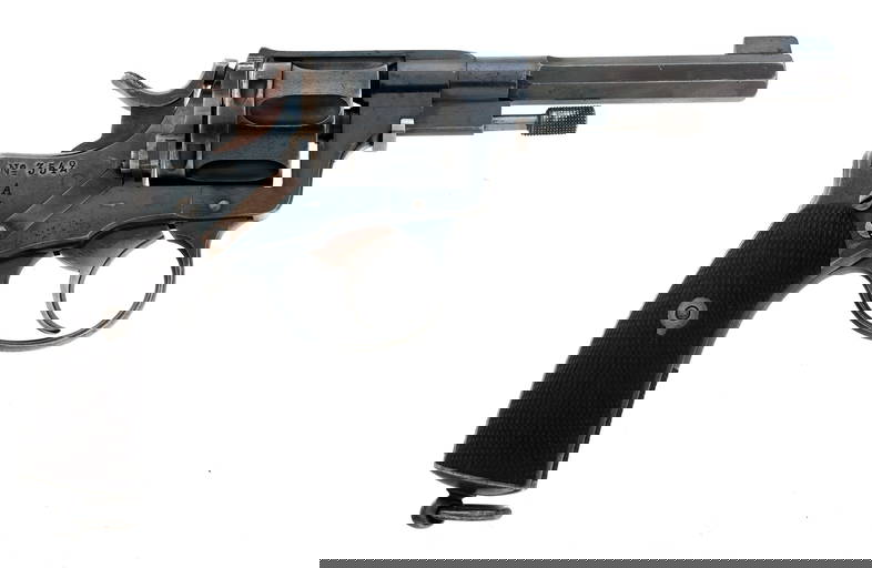 Swedish Husqvarna Model 1887 7.5mm Cal Revolver