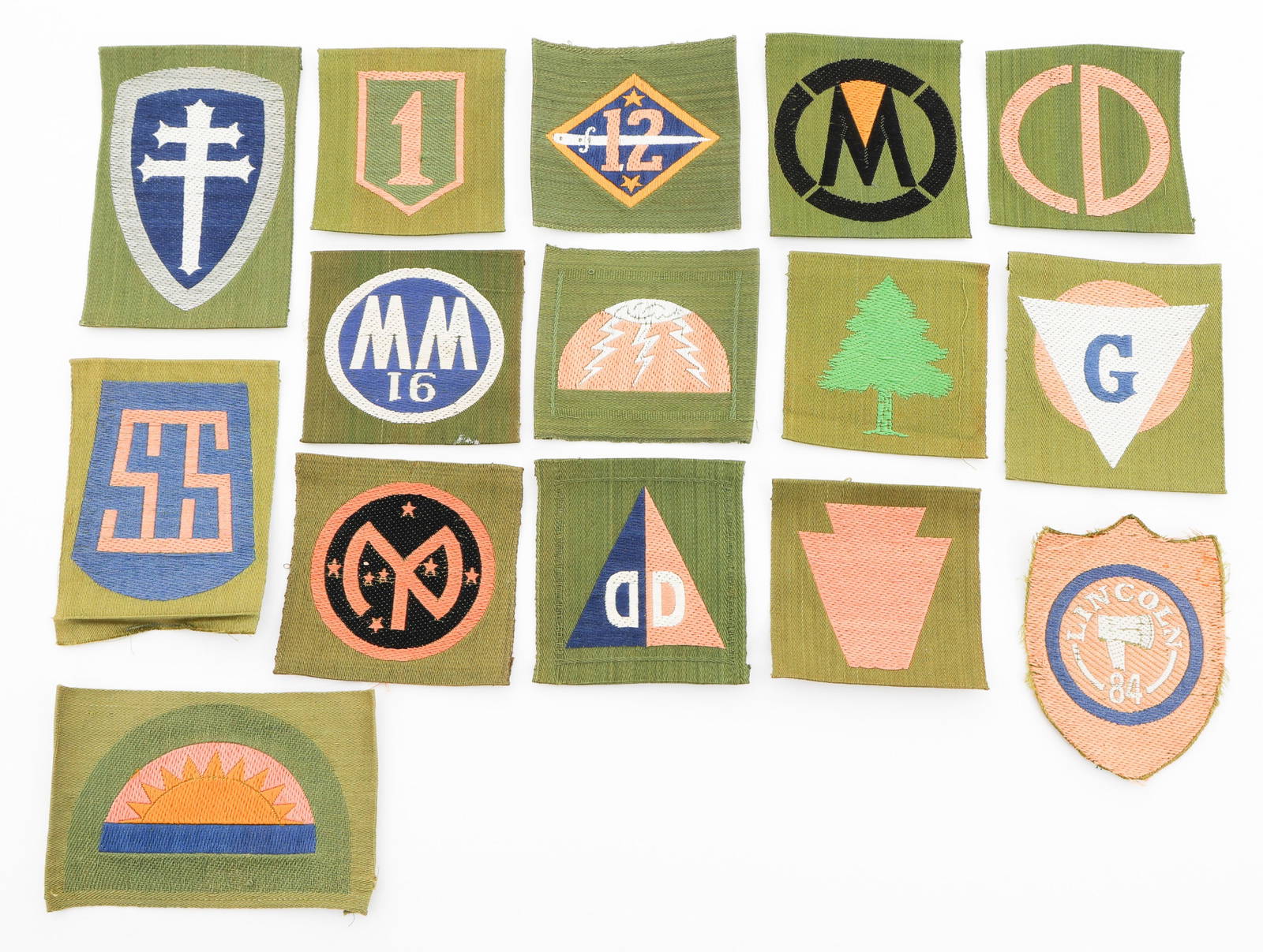 Wwi Us Army Liberty Loan Shoulder Patches Auction