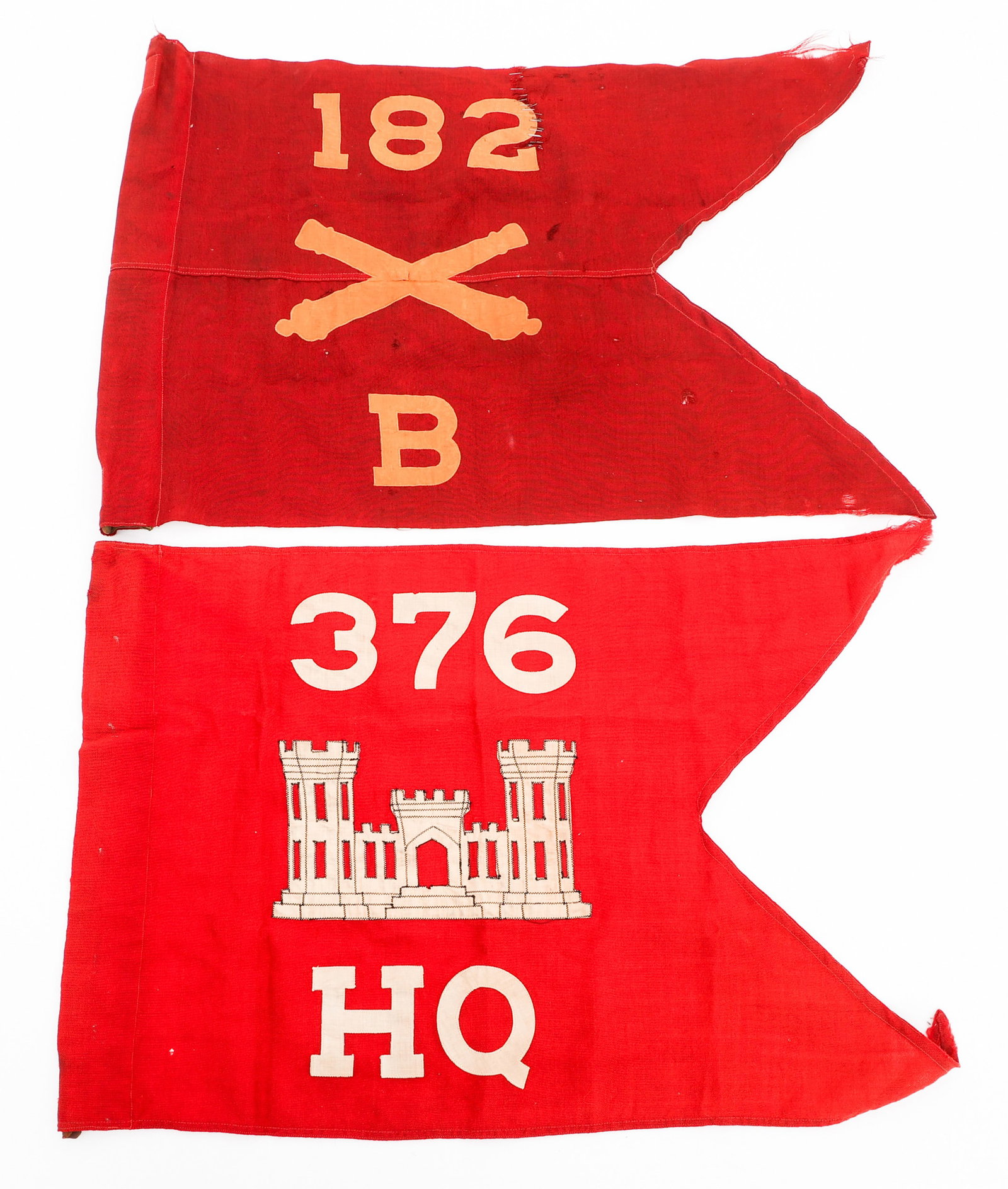 Wwii & Vietnam War Us Army Guidon Flags