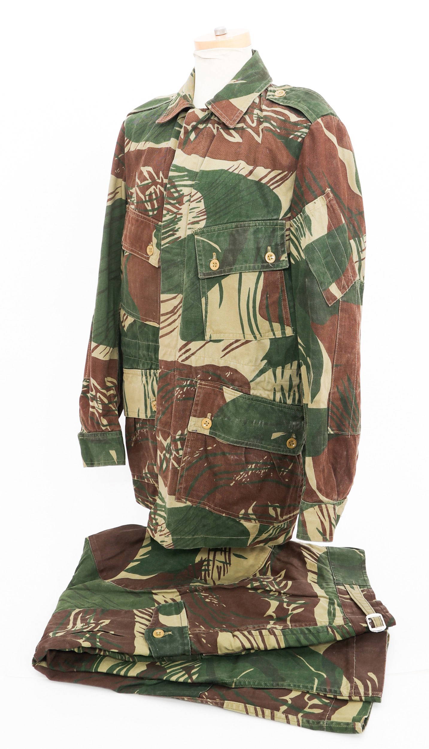 Bush War Rhodesian Brushstroke Camo Uniform Auction