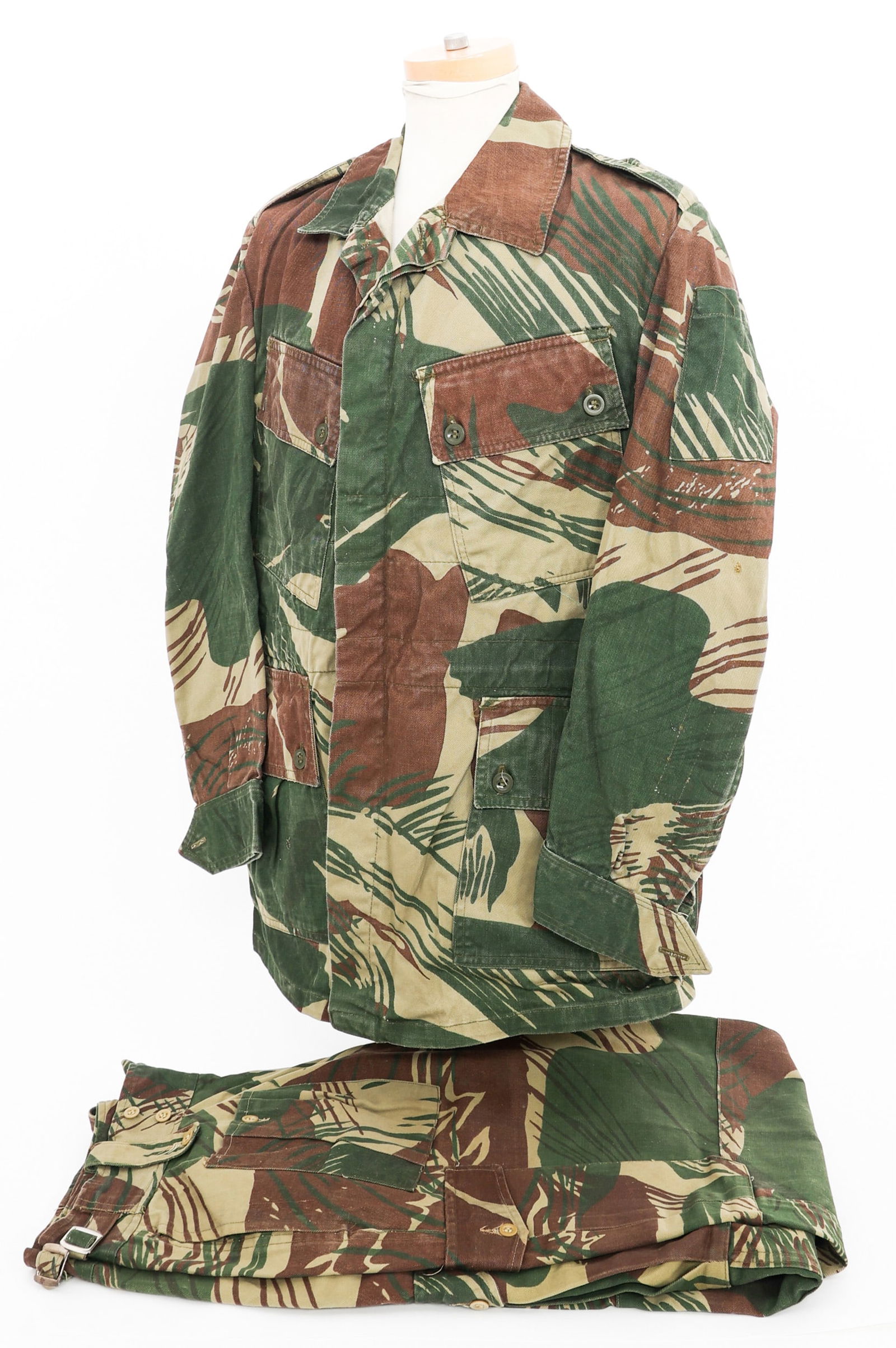 Bush War Rhodesian Brushstroke Camo Uniform Auction