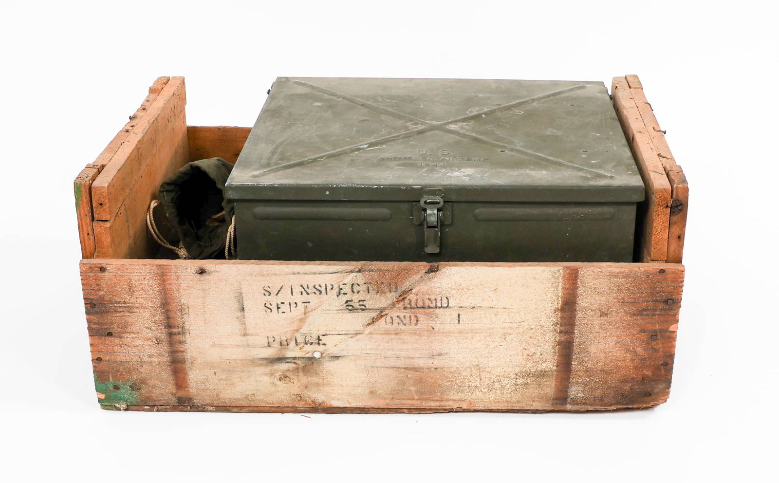 Wwii Us Army Chrysler Field Stove With Crate Auction