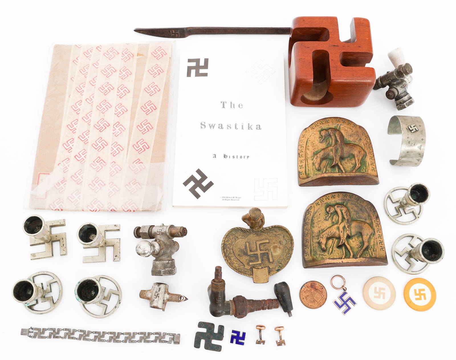 Contemporary Swastika Desk Displays & Items Auction