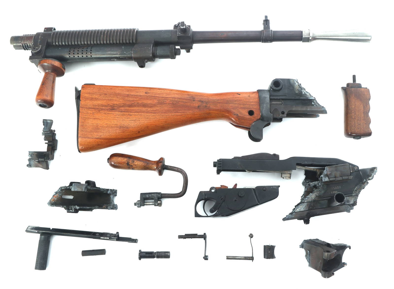 Turkish Hotchkiss Model 1922 Machine Gun Parts Kit Auction