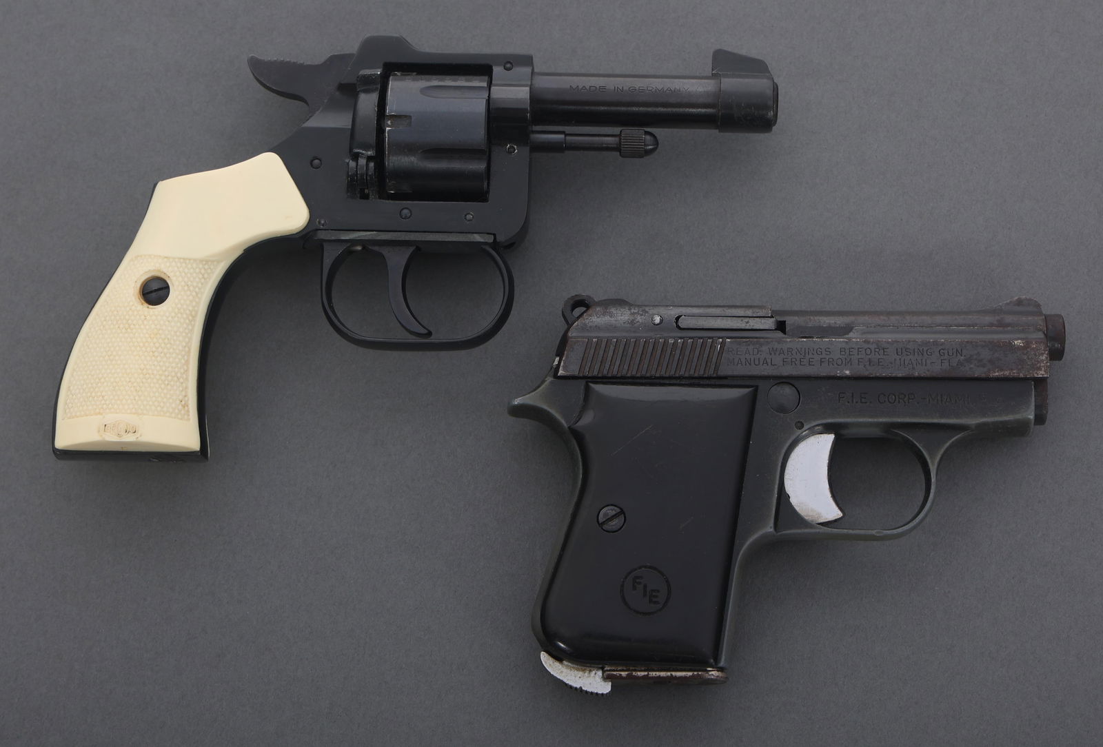 Fie Titan .25 Cal Pistol & Gecado .22 Cal Revolver Auction