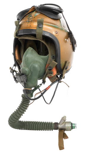 Cold War Us Navy H 4 Flight Helmet & Oxygen Mask