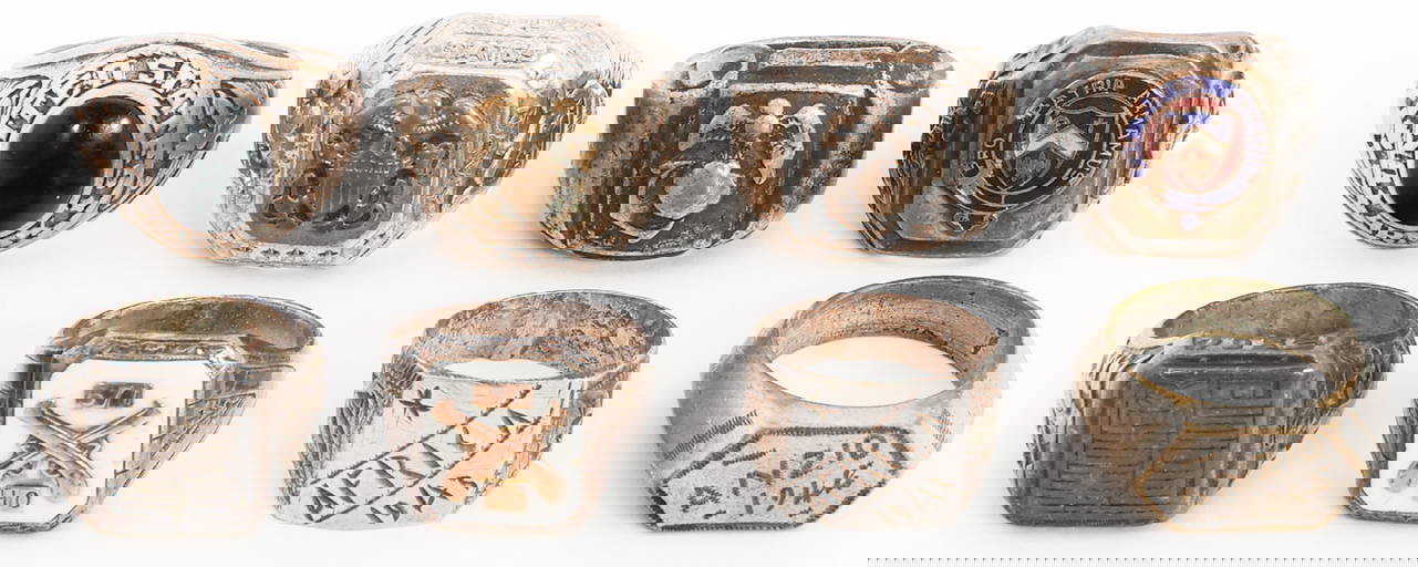 Wwii Us Armed Forces & Theater Made Signet Rings