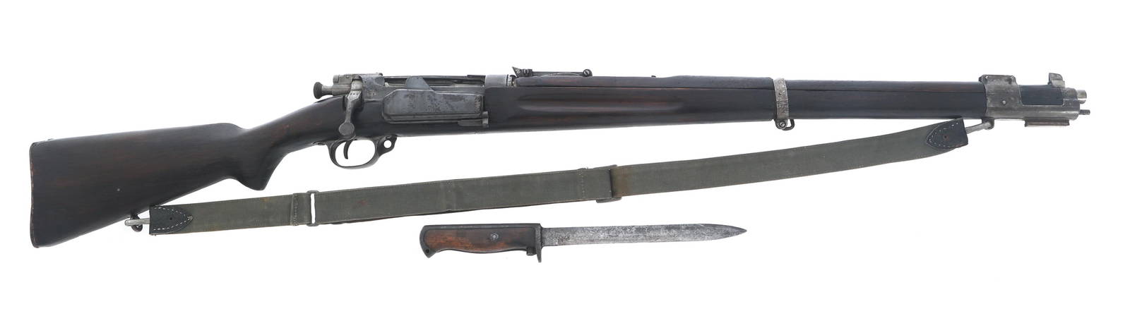 Norway Kongsberg Model 1912 6.5x55mm Krag Rifle Auction