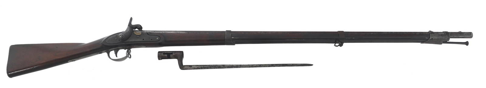 1833 Us E. Whitney Model 1816 Flintlock Musket Auction