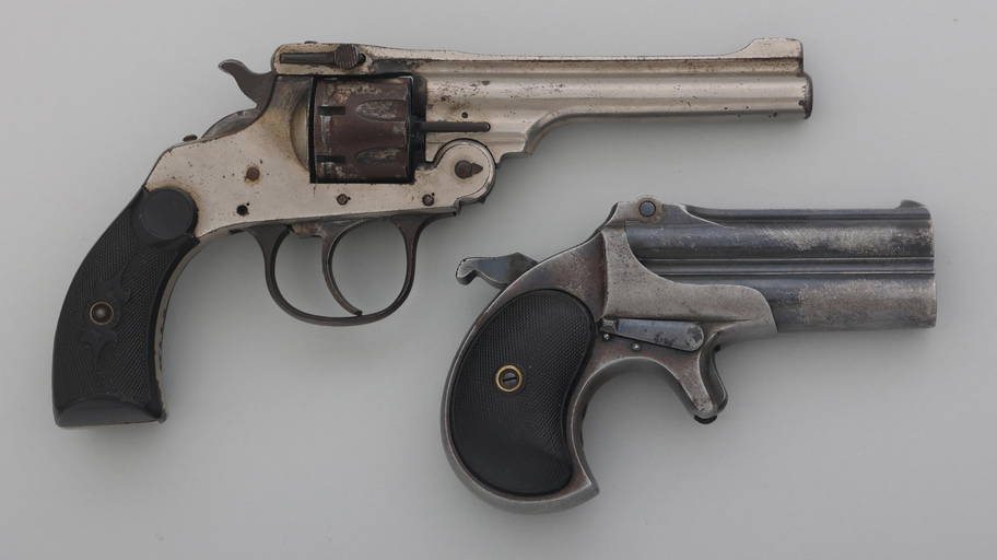 Remington 95 Pistol & H&a Safety Police Revolver