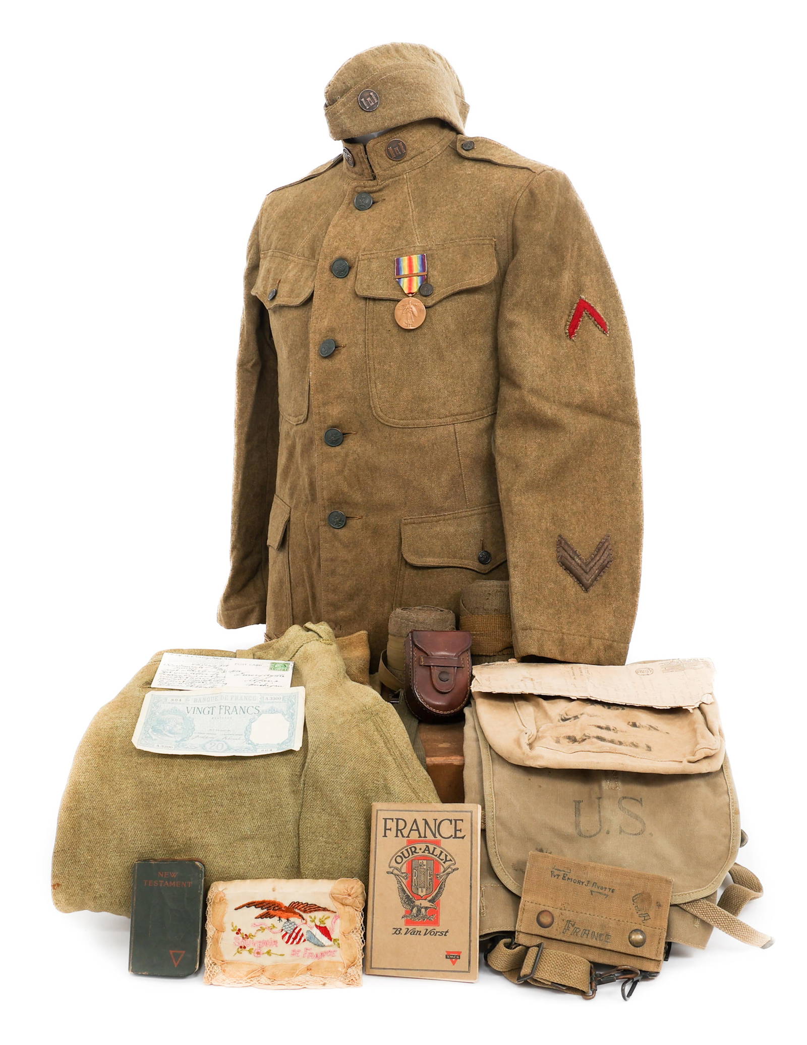 Wwi Us Army 23rd Engineer 3rd Wagon Co Named Group Auction