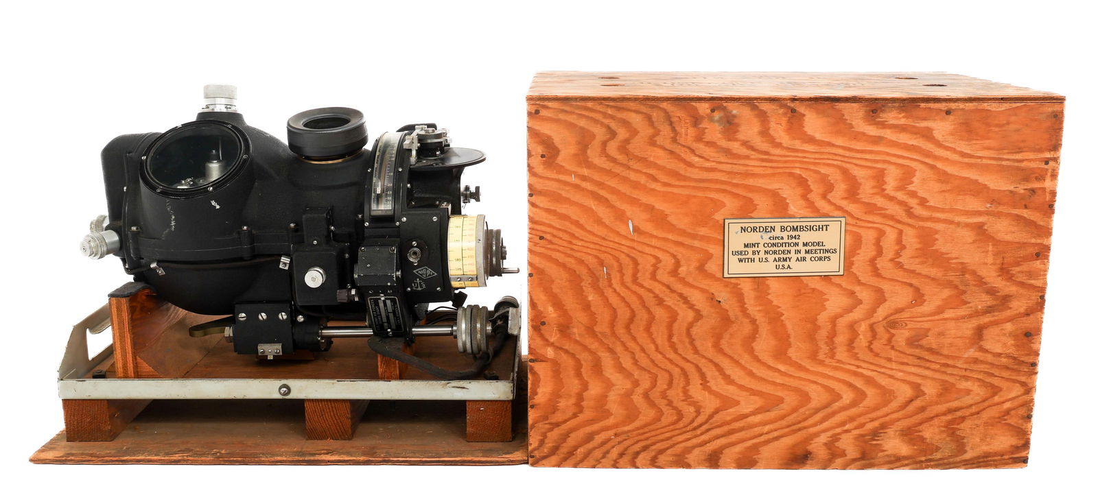 Wwii Usaaf M-9b Norden Bomb Sight & Storage Box - May 24, 2025 ...