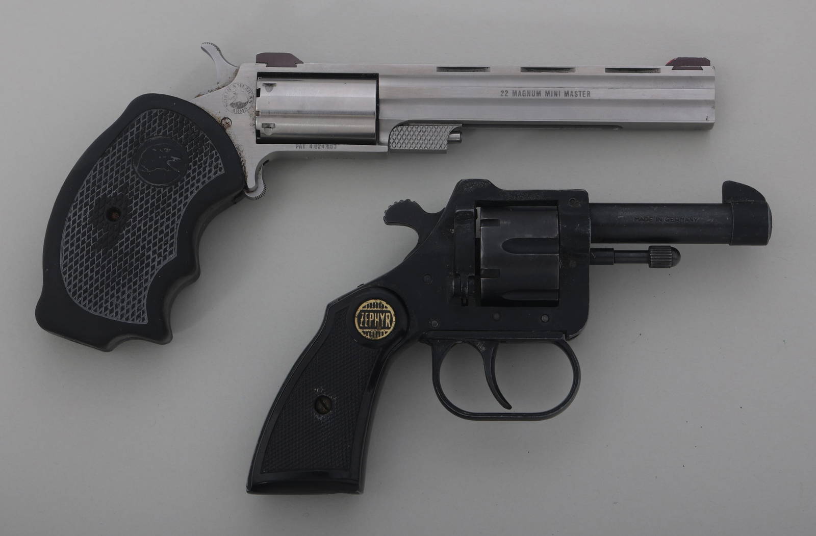 Naa Mini Master & Rohm Zephyr .22 Cal Revolvers Auction