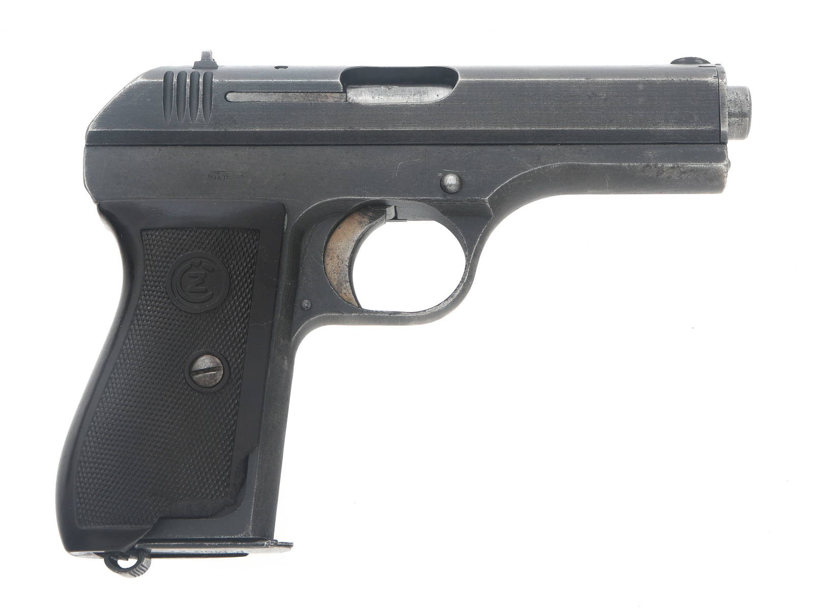 Wwii German Cz Model 27 7.65mm Caliber Pistol Auction