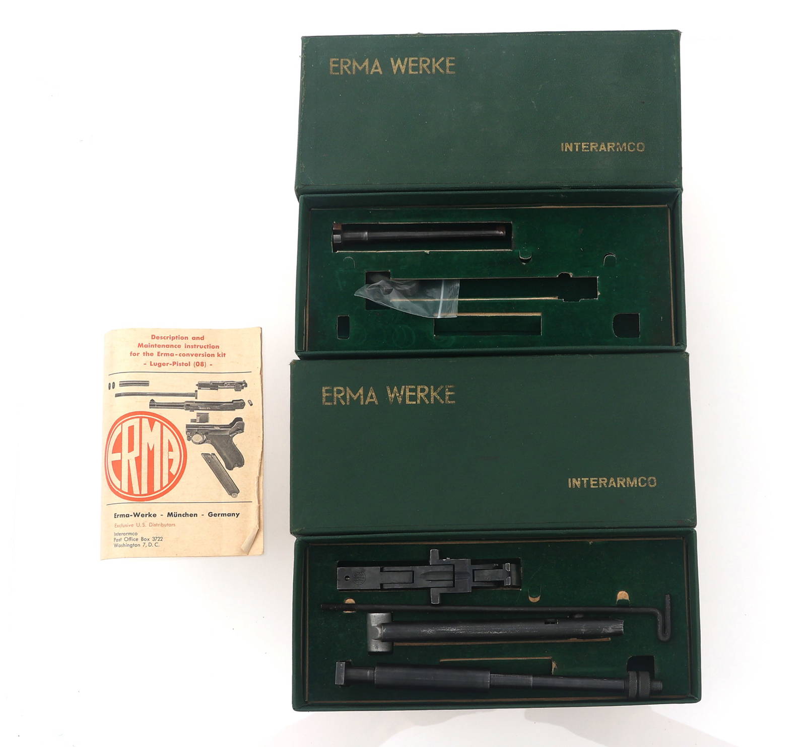 Erma Werke Luger P08 22 Lr Caliber Conversion Kits - Jun 14, 2025 ...