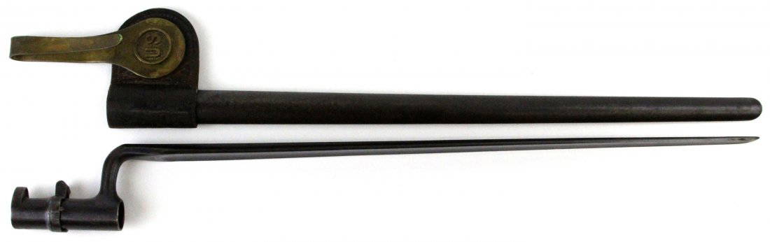 Us Army Springfield Socket Bayonet Scabbard & Frog