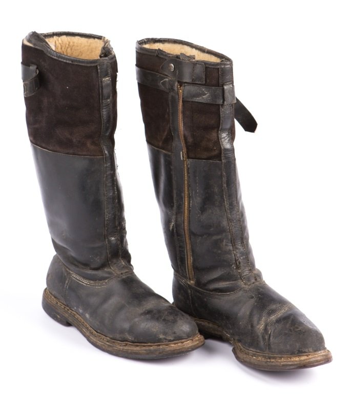 WWII GERMAN LUFTWAFFE FLIGHT BOOTS : Lot 13226