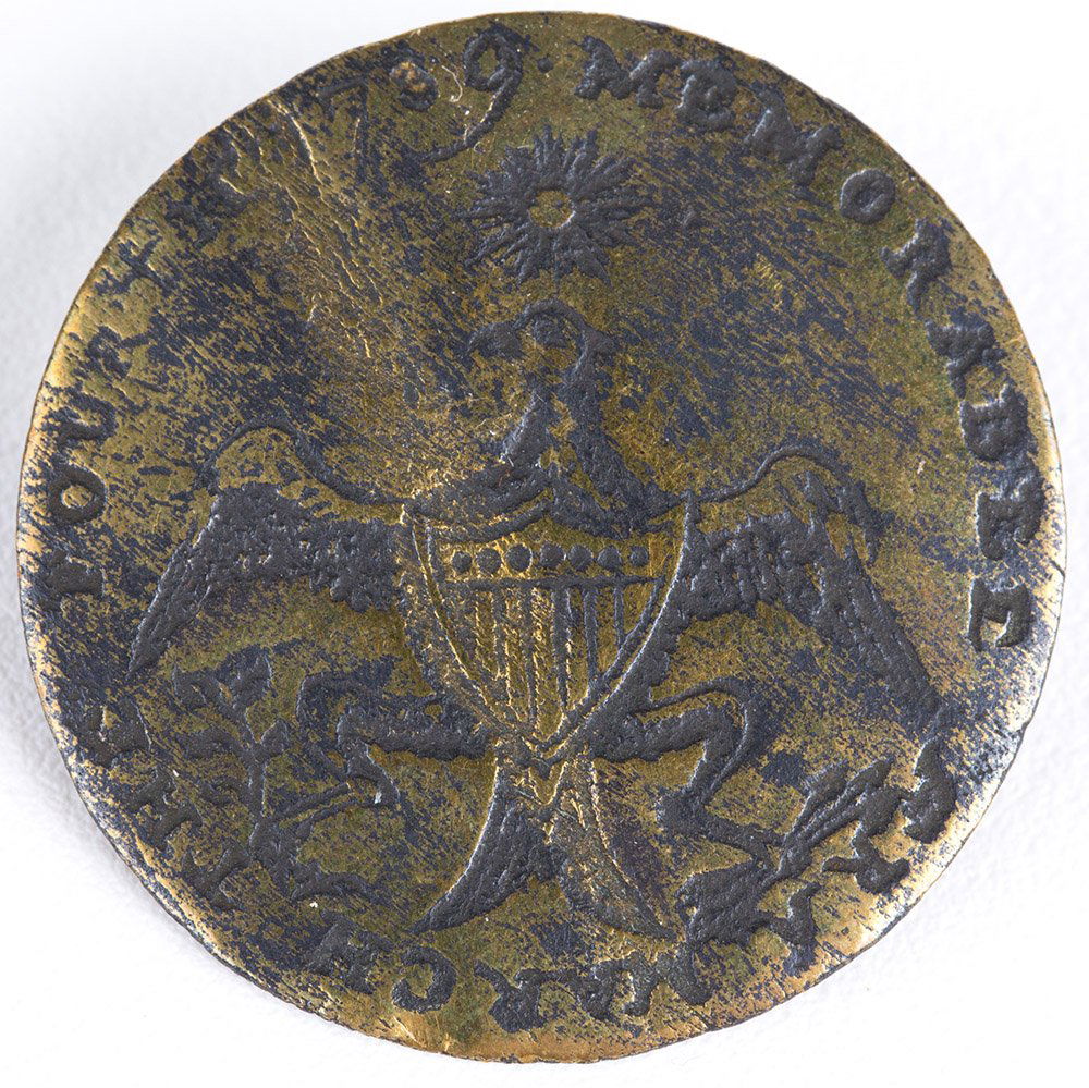 1789 GEORGE WASHINGTON INAUGURAL BUTTON
