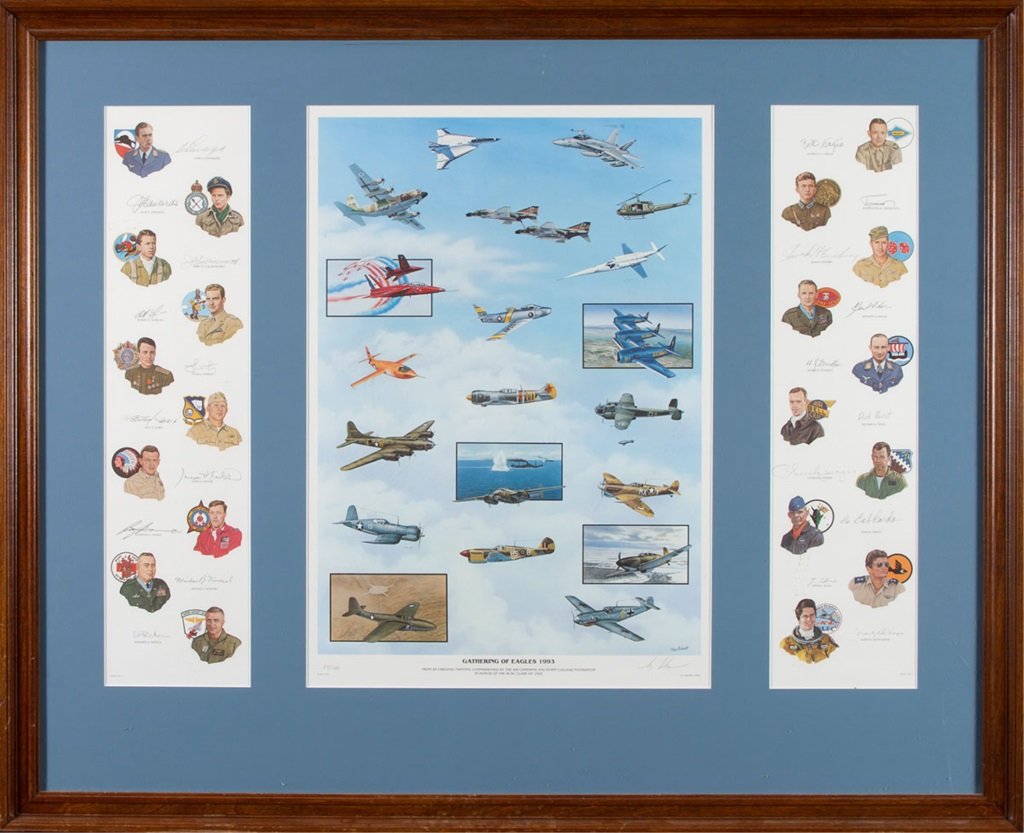 1993 A GATHERING OF EAGLES LITHO BY JAY ASHURST