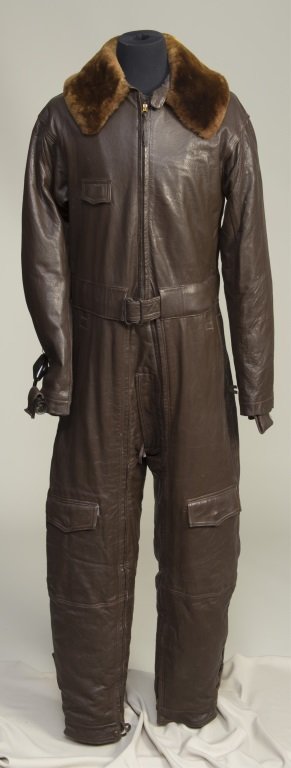 WWII USAAF HEATED FULL LEATHER FLIGHT SUIT