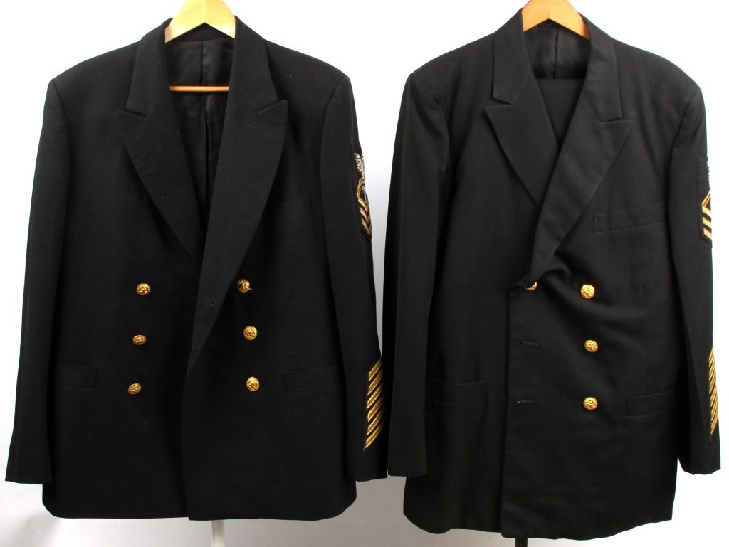 WWII US NAVY CORPSMAN UNIFORM LOT OF 2