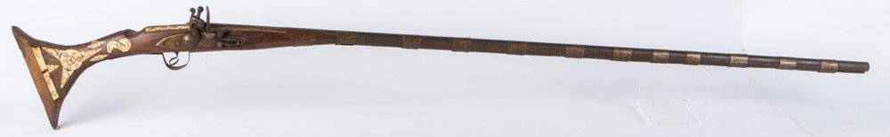 North African Display Musket Bone Inlay