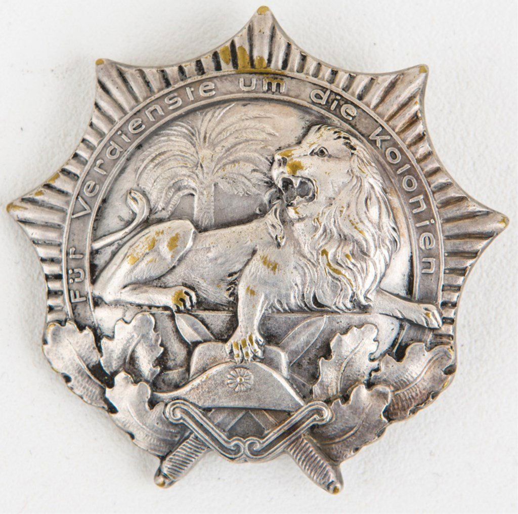 GERMAN WEIMAR COLONIAL VETERAN ASSOCIATION BADGE