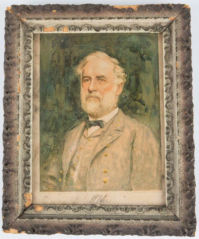 WARREN B DAVIS PRINT OF ROBERT E LEE