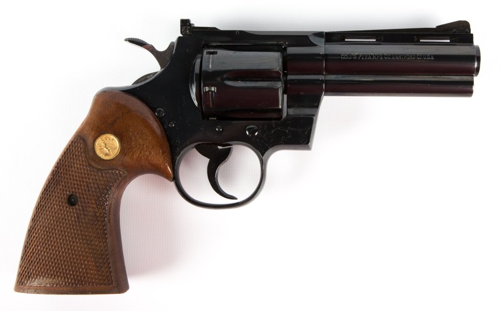 COLT PYTHON 4 INCH BLUED .357 MAGNUM 1960