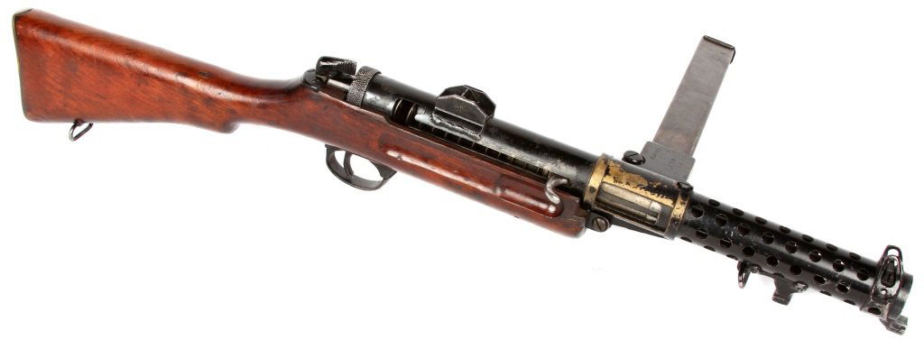 WWII BRITISH LANCHESTER MKI SUBMACHINE GUN