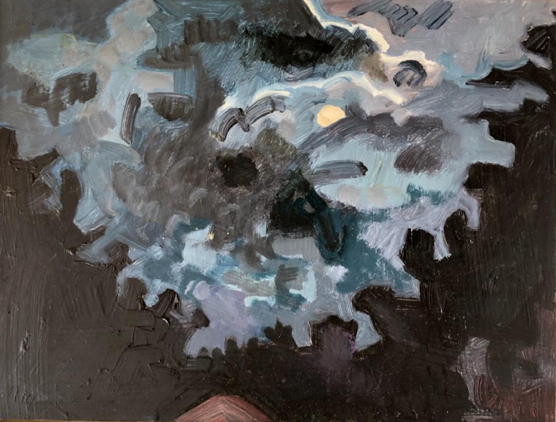 Lois Dodd, Am. b. 1927, "Approaching the Storm - Jun 22, 2019 ...