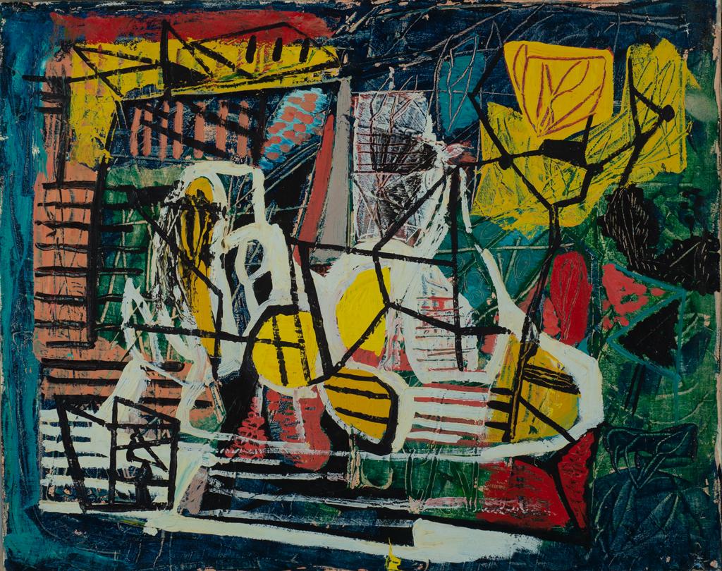 Louis Schanker, Geometric Abstract, Oil on canvas, - Aug 14, 2021 ...