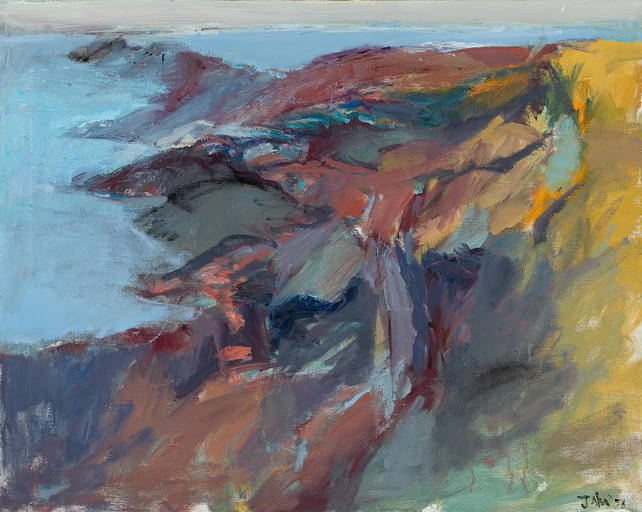 Elena Jahn (am. 1938 2014), Washer Woman, Monhegan, 1958, Oil On Canvas ...