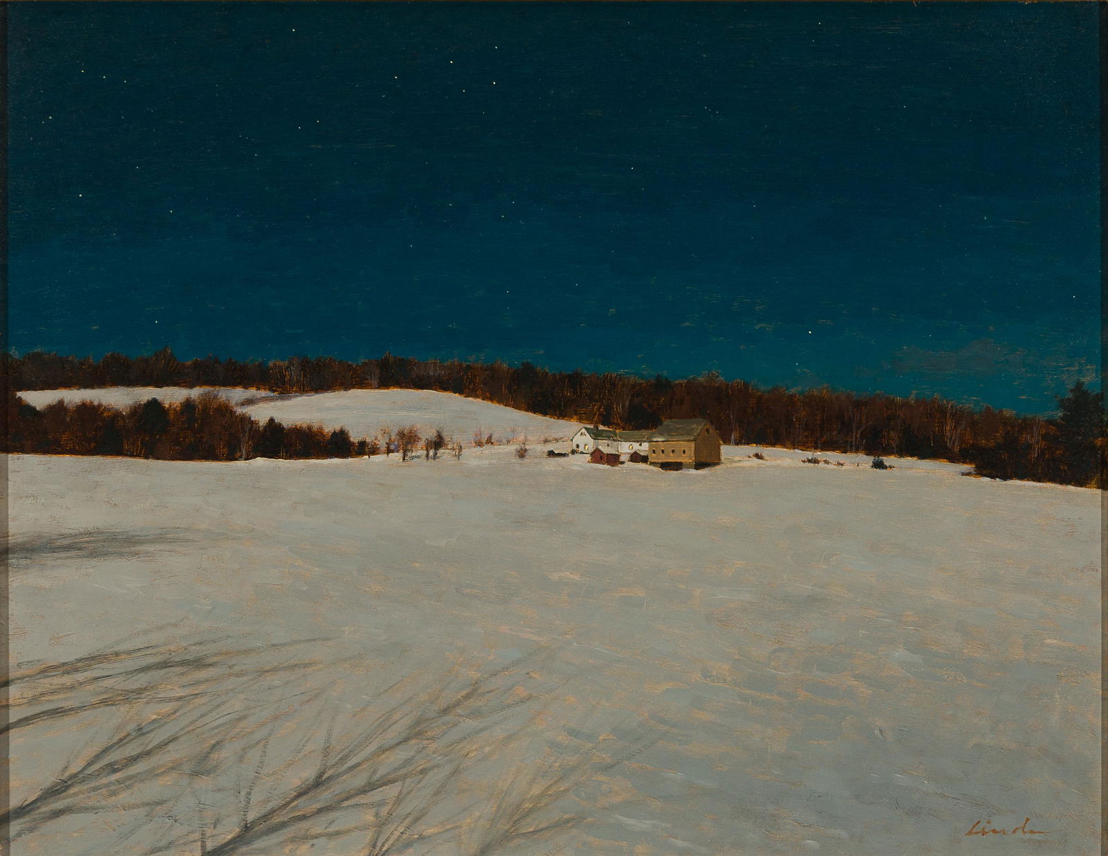 Linden Frederick (am. B. 1953), "study For 'orion'" 1997, Oil On Panel ...