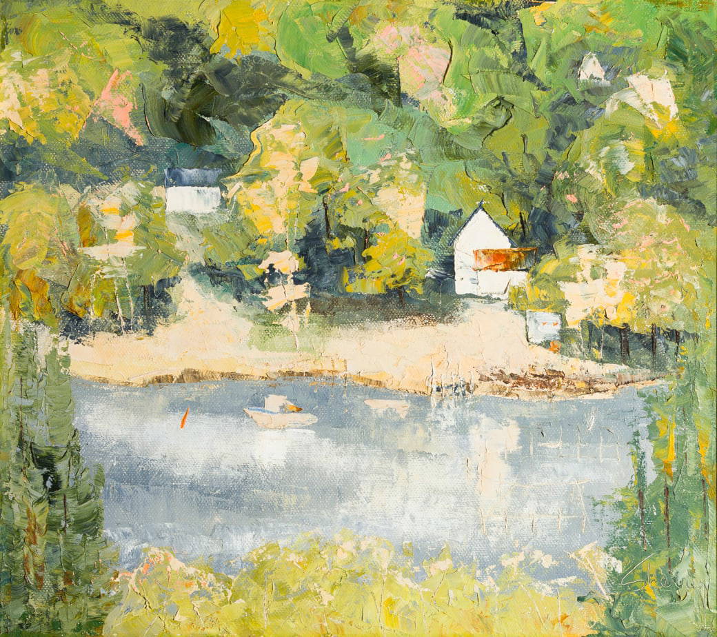 William Grant Sherry (am. 1914-2003), "rockport, Maine" 1960, Oil On ...