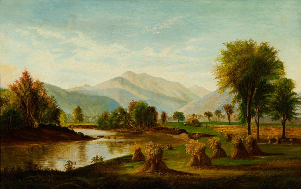 Attributed To Benjamin Champney (am. 1817-1907), North Conway, New ...