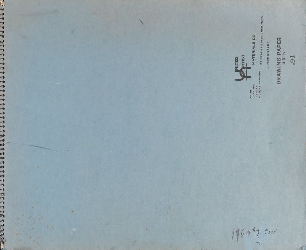 Elena Jahn (am. 1938-2014), Monhegan Sketchbook, 1960, Ink On Bound ...