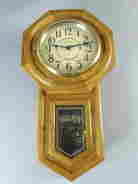 Gingerbread Wall Regulator Clock - Jun 25, 2020 | Bodnar's Auction ...