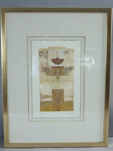 Vintage Estate Artist Signed Framed Talisman II Engraving Jokelson Art ...