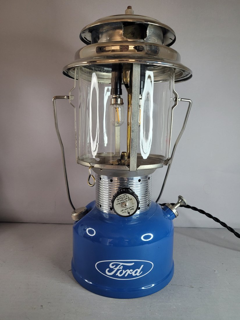 Rare Collectible Ford Advertising Touch Lamp Coleman Lantern Light Auction