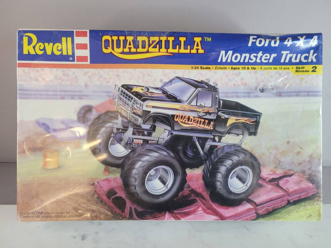 Collectible Revell Quadzilla Ford 4x4 Monster Truck Sealed 1/24 Auction