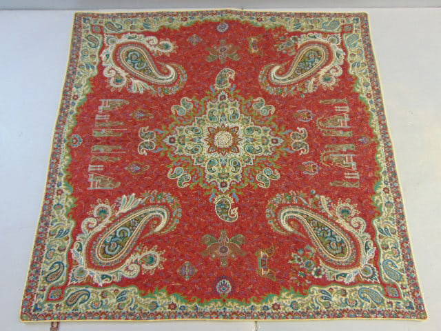 Decorative Handmade Middle Eastern Table Top Tapestry Auction
