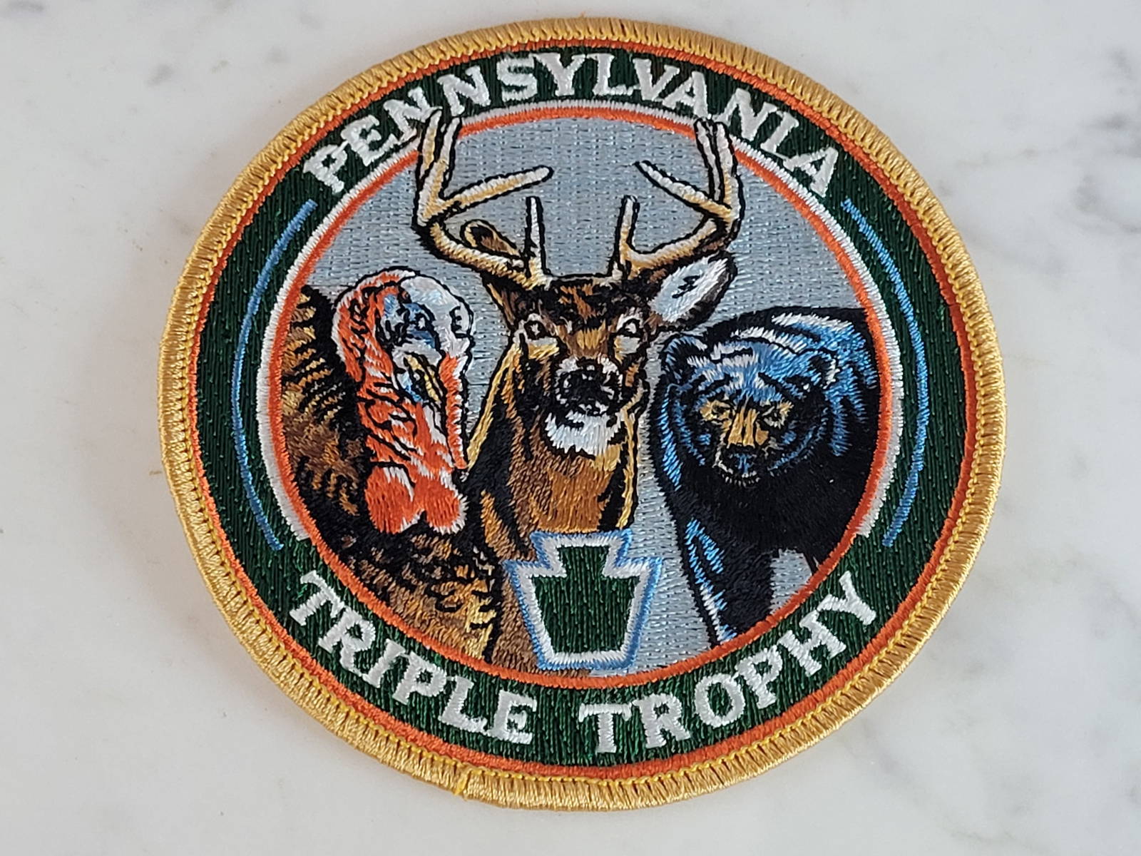 Vintage Collectible Pennsylvania Triple Trophy Patch Auction