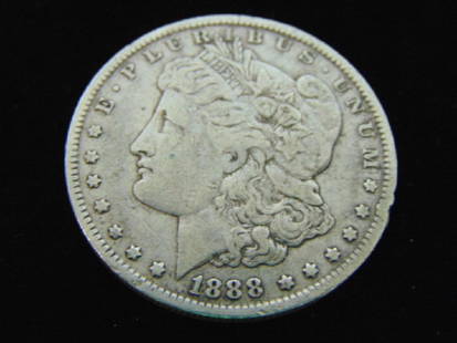 1888 O Rare "scarface" Morgan Silver Dollar Coin