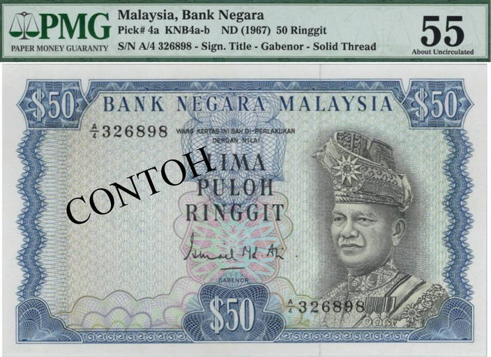 Malaysia, 1st Series Banknote(s)