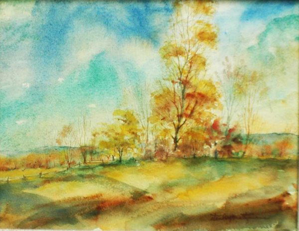 23: Stanley Maltzman (American B. 1921)"October Winds"