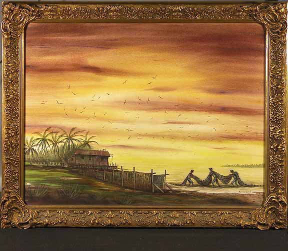 Byron Ward Watercolor On Paper