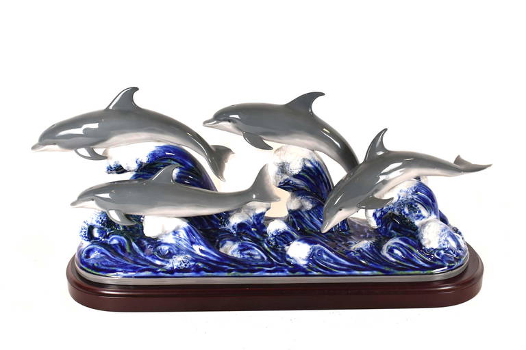 LLADRO PORCELAIN DOLPHIN GROUP - Aug 14, 2021 | AGOPB in FL